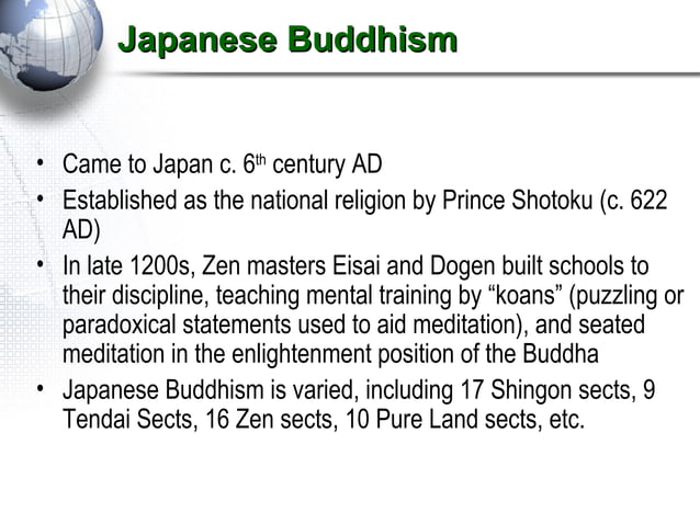 World religions shinto & japan | PPT