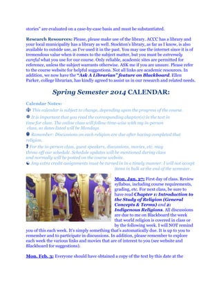 World religionssyllabus | PDF