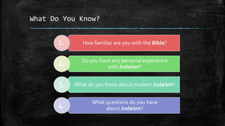 World religions week 4 judaism | PPTX