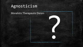 World Religions - Agnosticism | PPTX