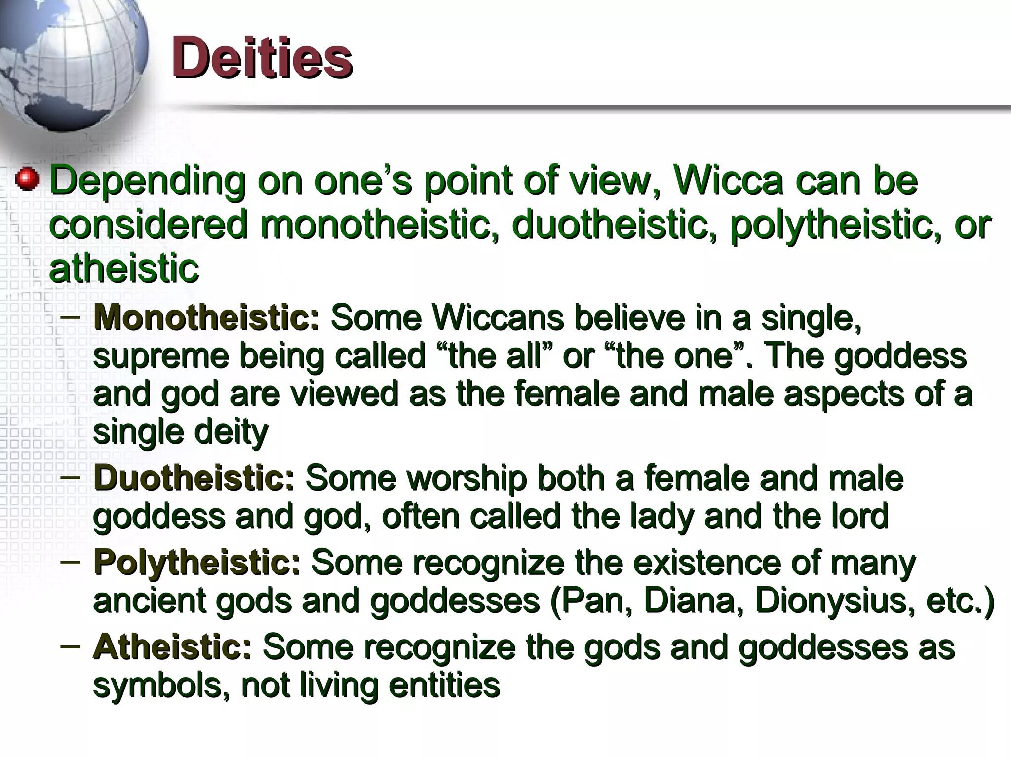 World religions wicca | PPT