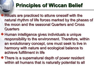 World religions wicca | PPT