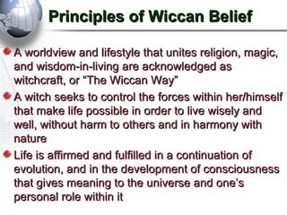 World religions wicca | PPT