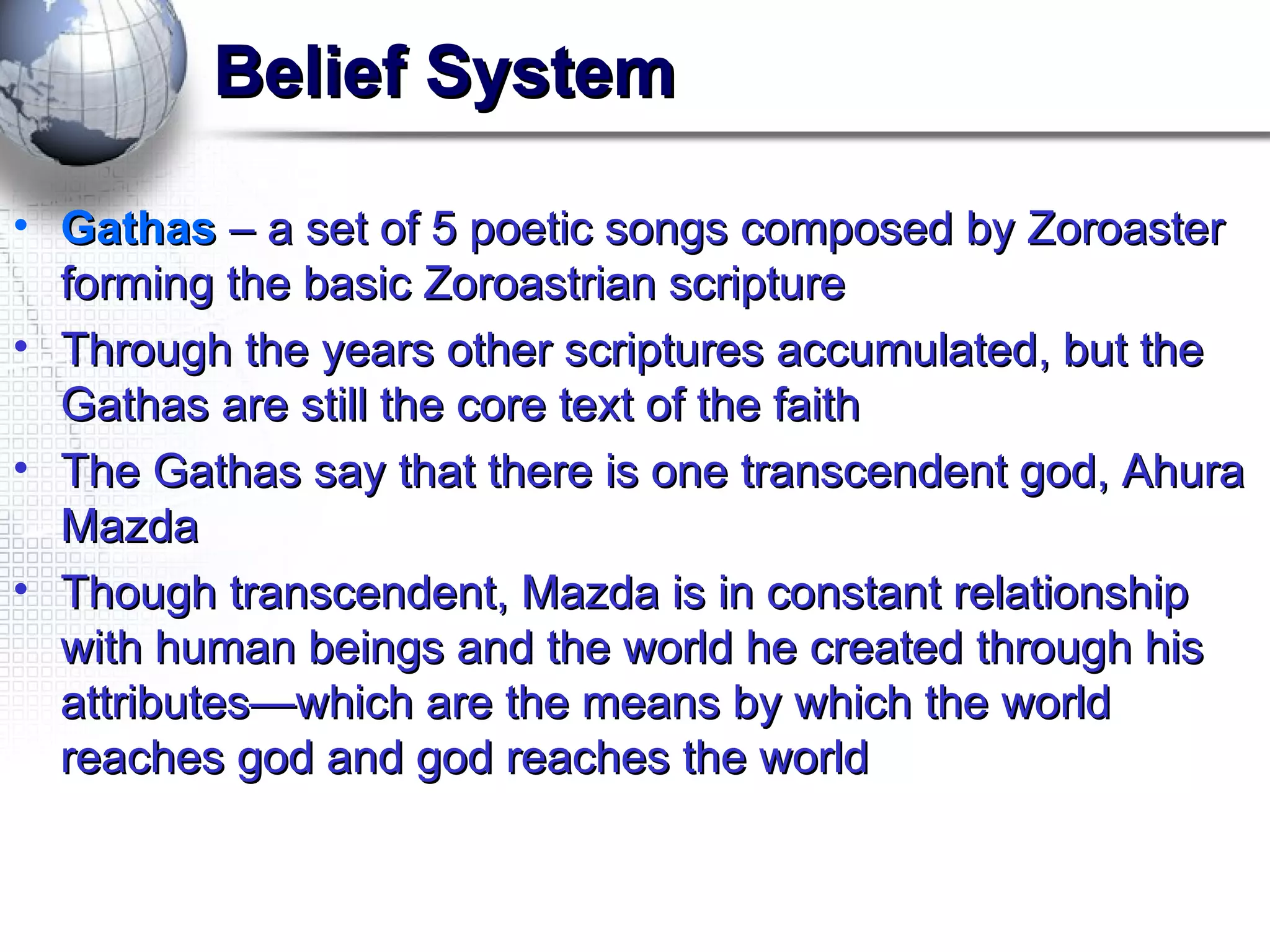 World Religions: Zoroastrianism | PPT