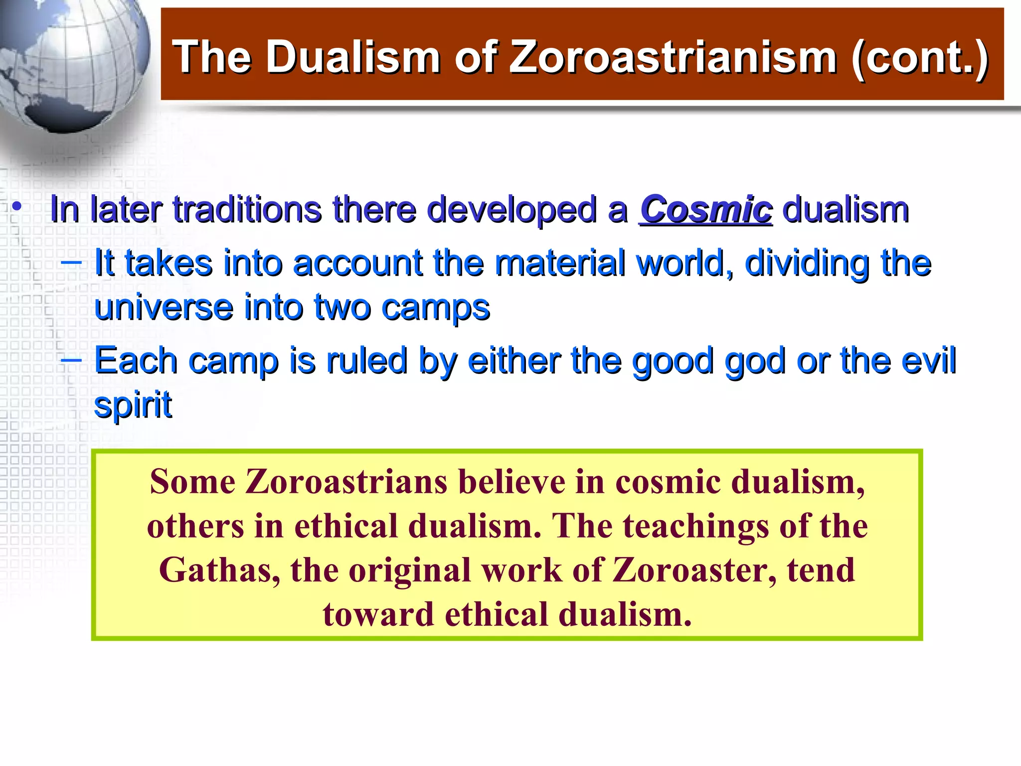 World Religions: Zoroastrianism | PPT