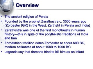 World Religions: Zoroastrianism | PPT