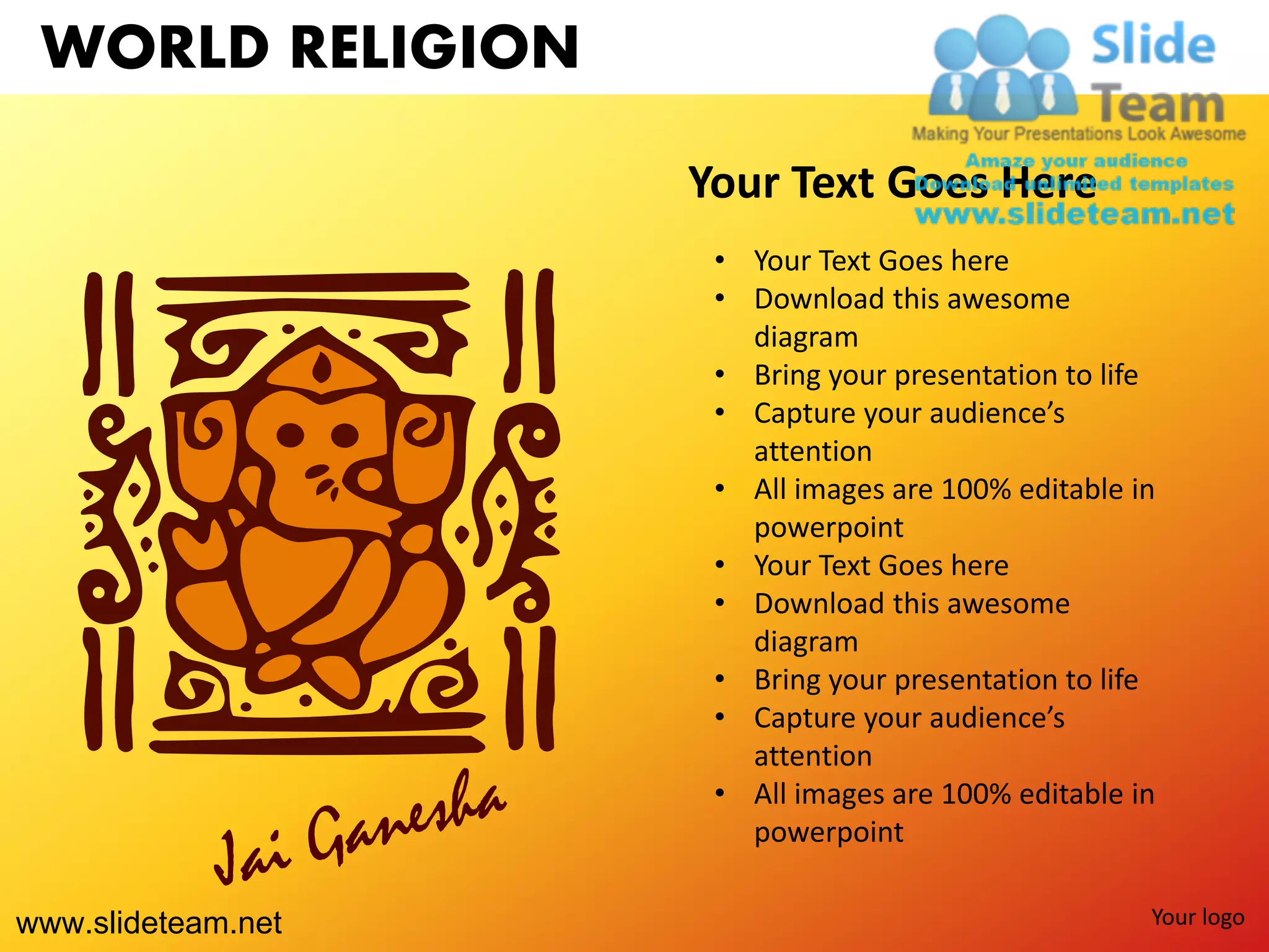 World religion taoism islam sikhism shinto powerpoint ppt slides. | PPT
