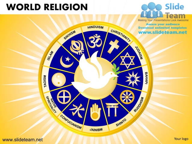 World religion taoism islam sikhism shinto powerpoint ppt slides. | PPT