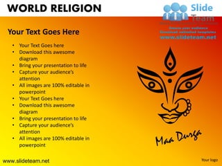 World religion taoism islam sikhism shinto powerpoint ppt slides. | PPT