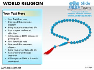 World religion taoism islam sikhism shinto powerpoint ppt templates. | PPT