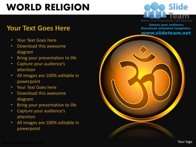 World religion taoism islam sikhism shinto powerpoint ppt templates. | PPT