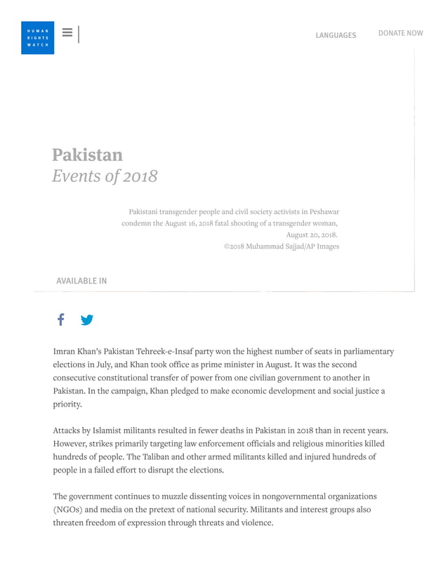 World Report 2019_ Pakistan _ Human Rights Watch.pdf