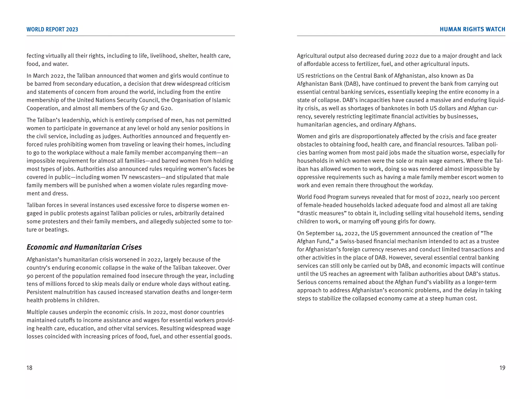 Human Rights Watch: World Report 2023 | PDF | War and Conflicts