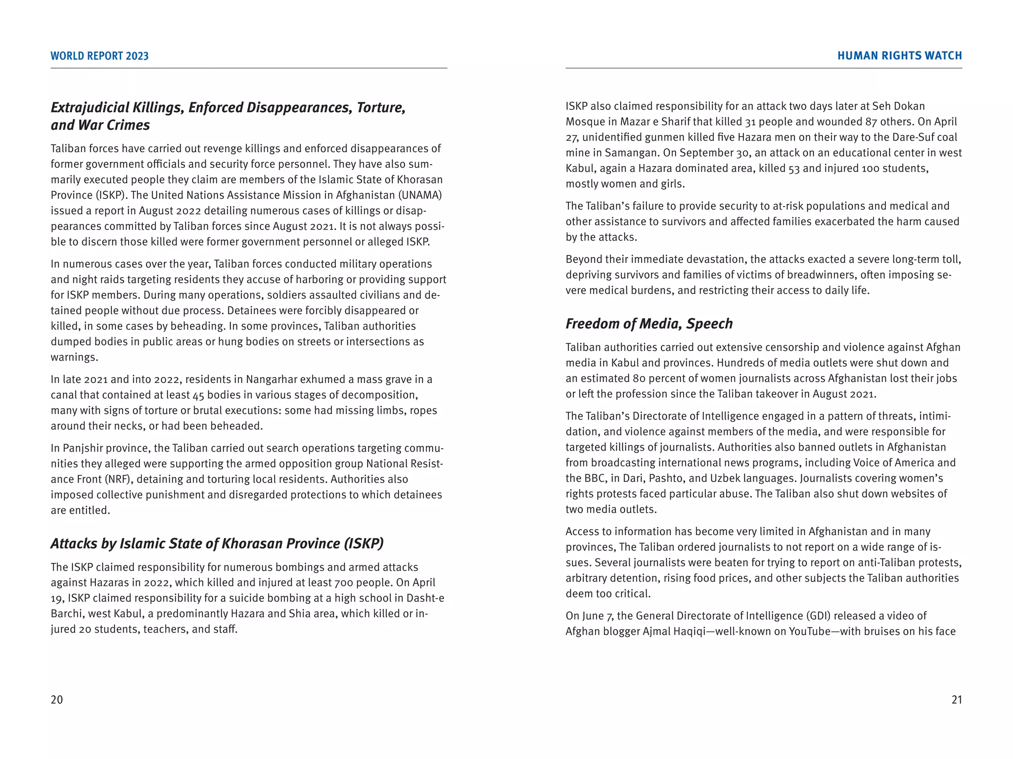 Human Rights Watch: World Report 2023 | PDF | War and Conflicts