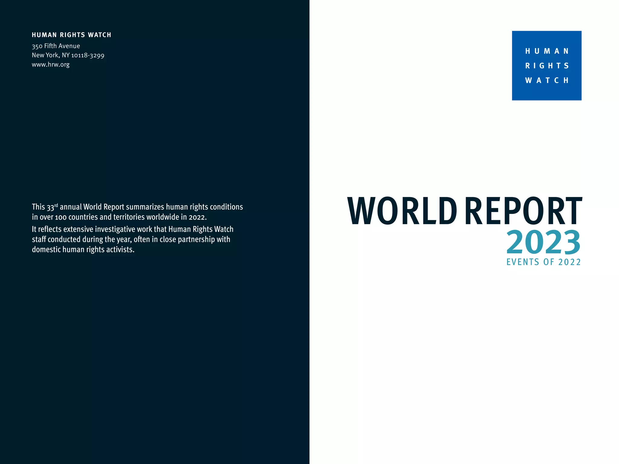 Human Rights Watch: World Report 2023 | PDF | War and Conflicts