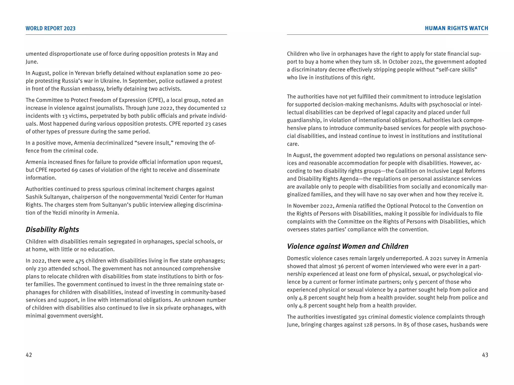 Human Rights Watch: World Report 2023 | PDF