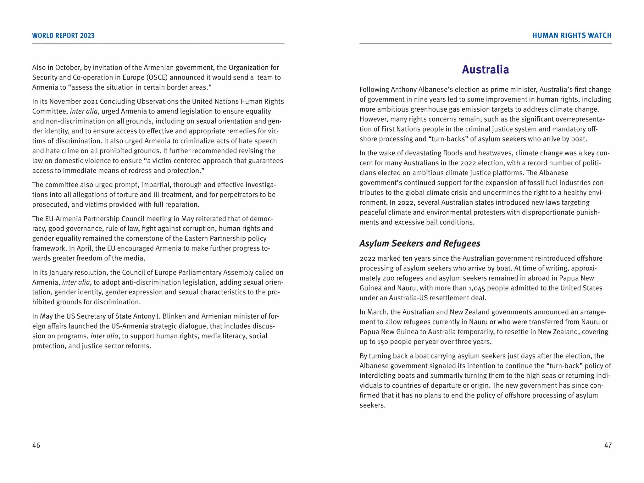 Human Rights Watch: World Report 2023 | PDF | War and Conflicts