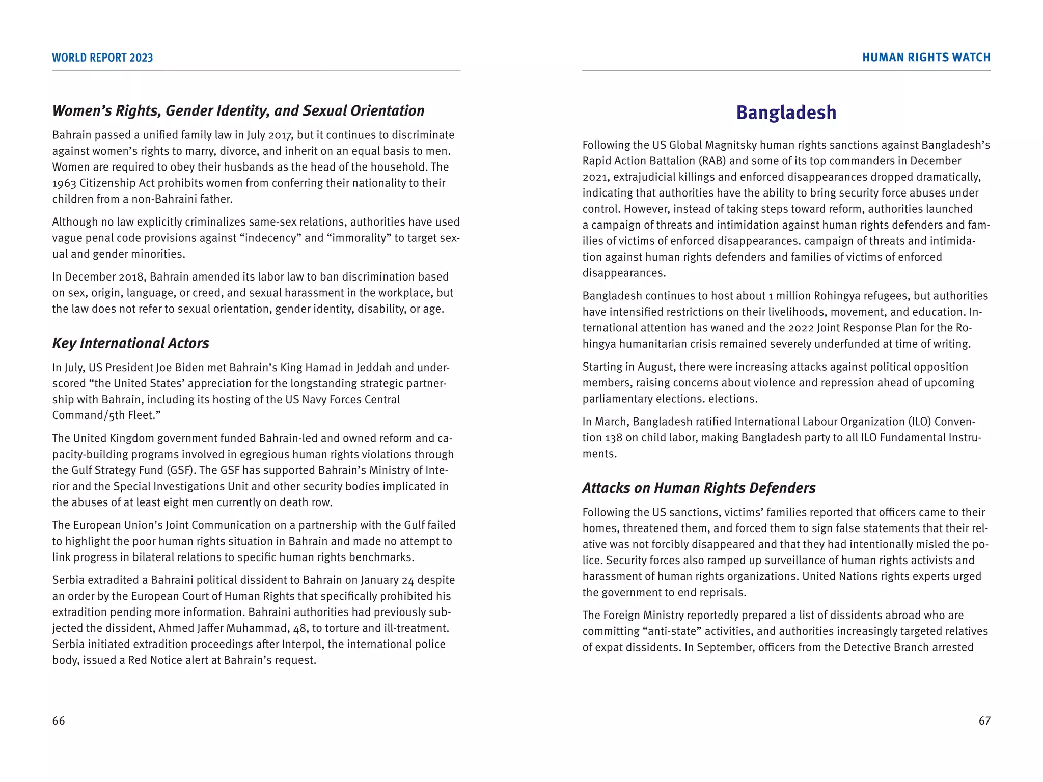 Human Rights Watch: World Report 2023 | PDF