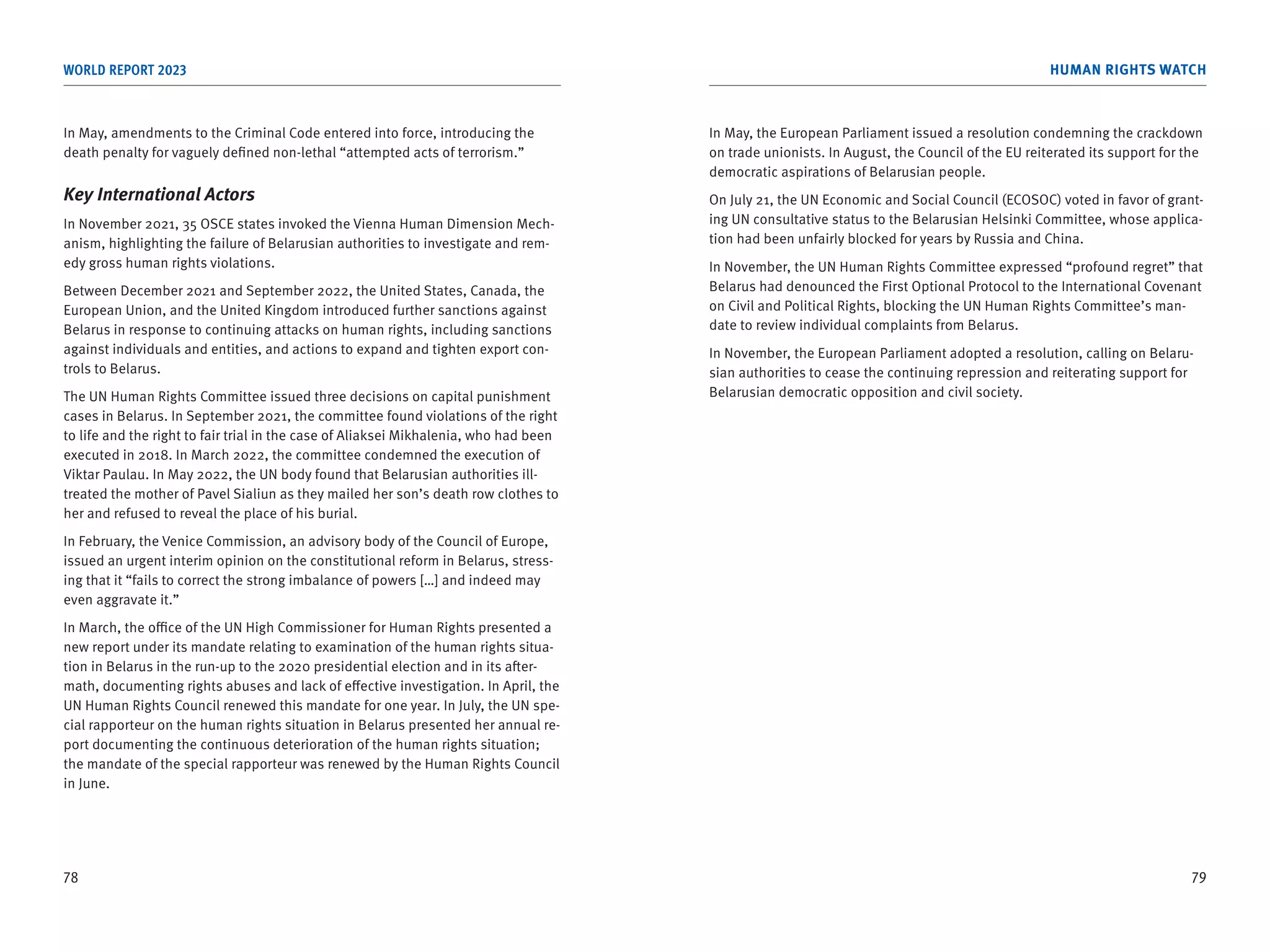 Human Rights Watch: World Report 2023 | PDF | War and Conflicts