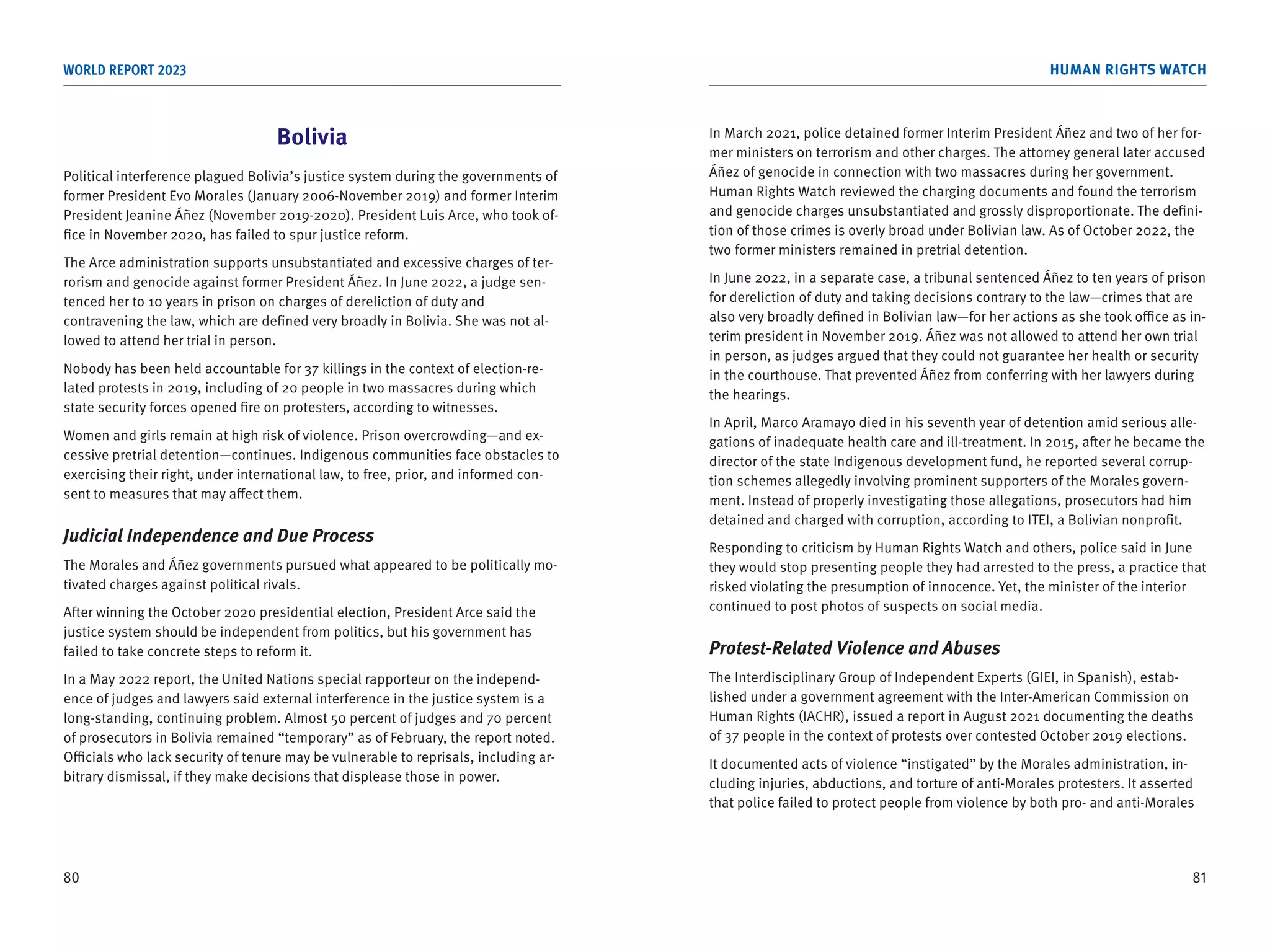 Human Rights Watch: World Report 2023 | PDF