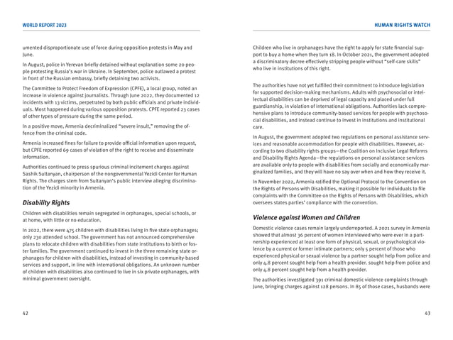 Human Rights Watch: World Report 2023 | PDF | War and Conflicts