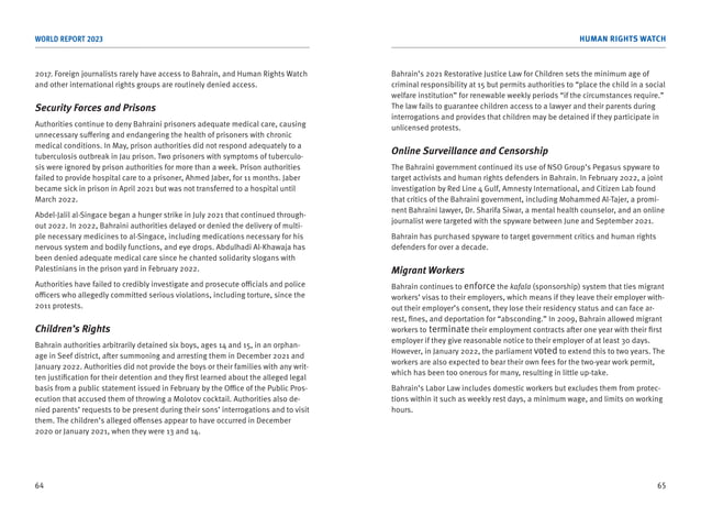 Human Rights Watch: World Report 2023 | PDF | War and Conflicts