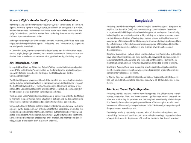 Human Rights Watch: World Report 2023 | PDF | War and Conflicts