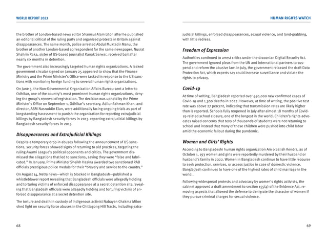 Human Rights Watch: World Report 2023 | PDF | War and Conflicts
