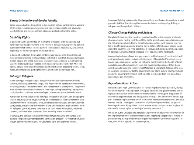 Human Rights Watch: World Report 2023 | PDF | War and Conflicts