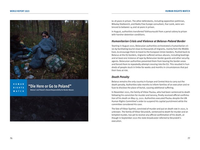 Human Rights Watch: World Report 2023 | PDF | War and Conflicts