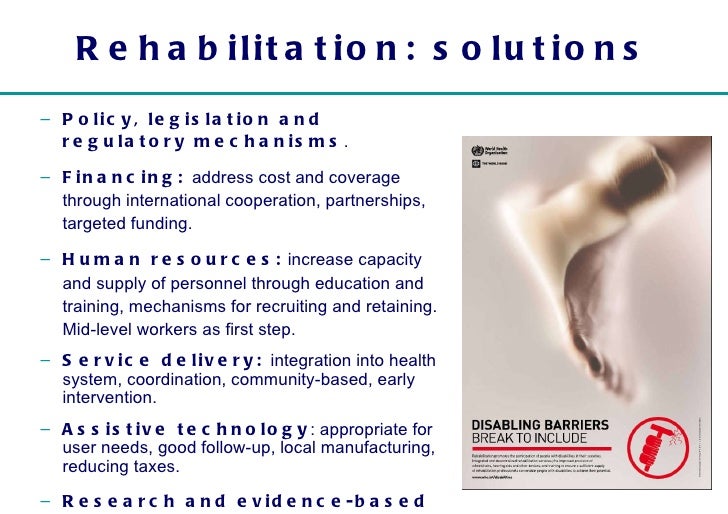 World report on disability