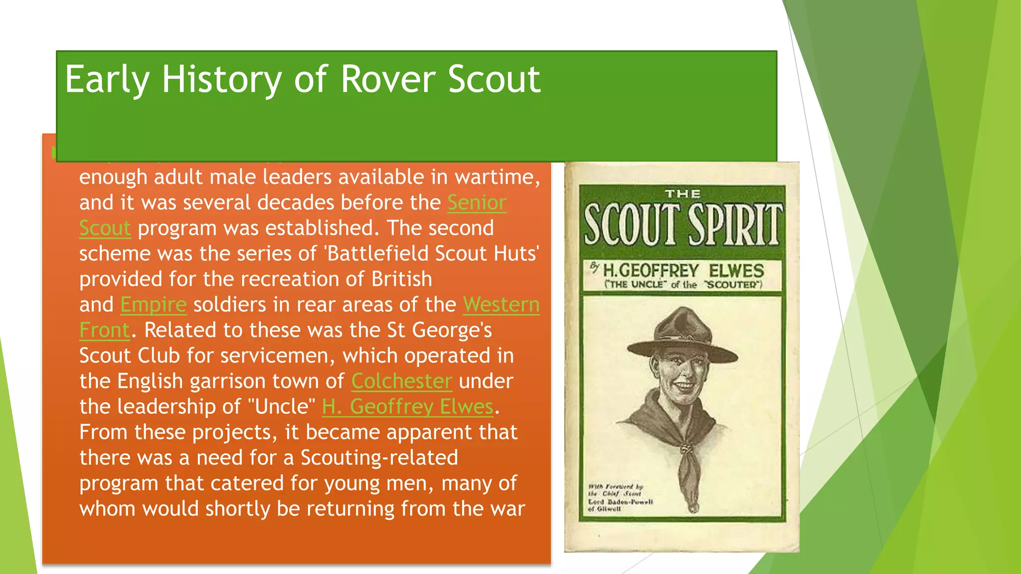 World Rover Scouting History | PPTX