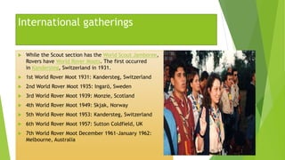 World Rover Scouting History | PPTX