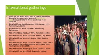 World Rover Scouting History | PPTX