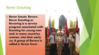 World Rover Scouting History | PPTX