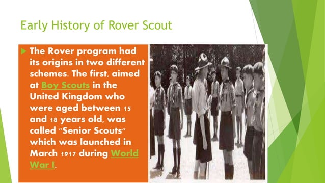 World Rover Scouting History | PPTX | Outdoor Attractions | Attractions