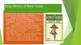World Rover Scouting History | PPTX