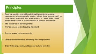 World Rover Scouting History | PPTX