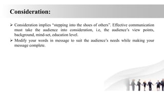 7c's of effective communication | PPT