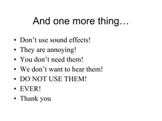 Worlds Worst PowerPoint | PPT