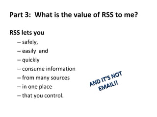 World’s best rss explanation | PPT
