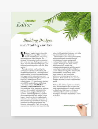 World’s Best Visionary Leaders to Follow in 2024.pdf | Education ...