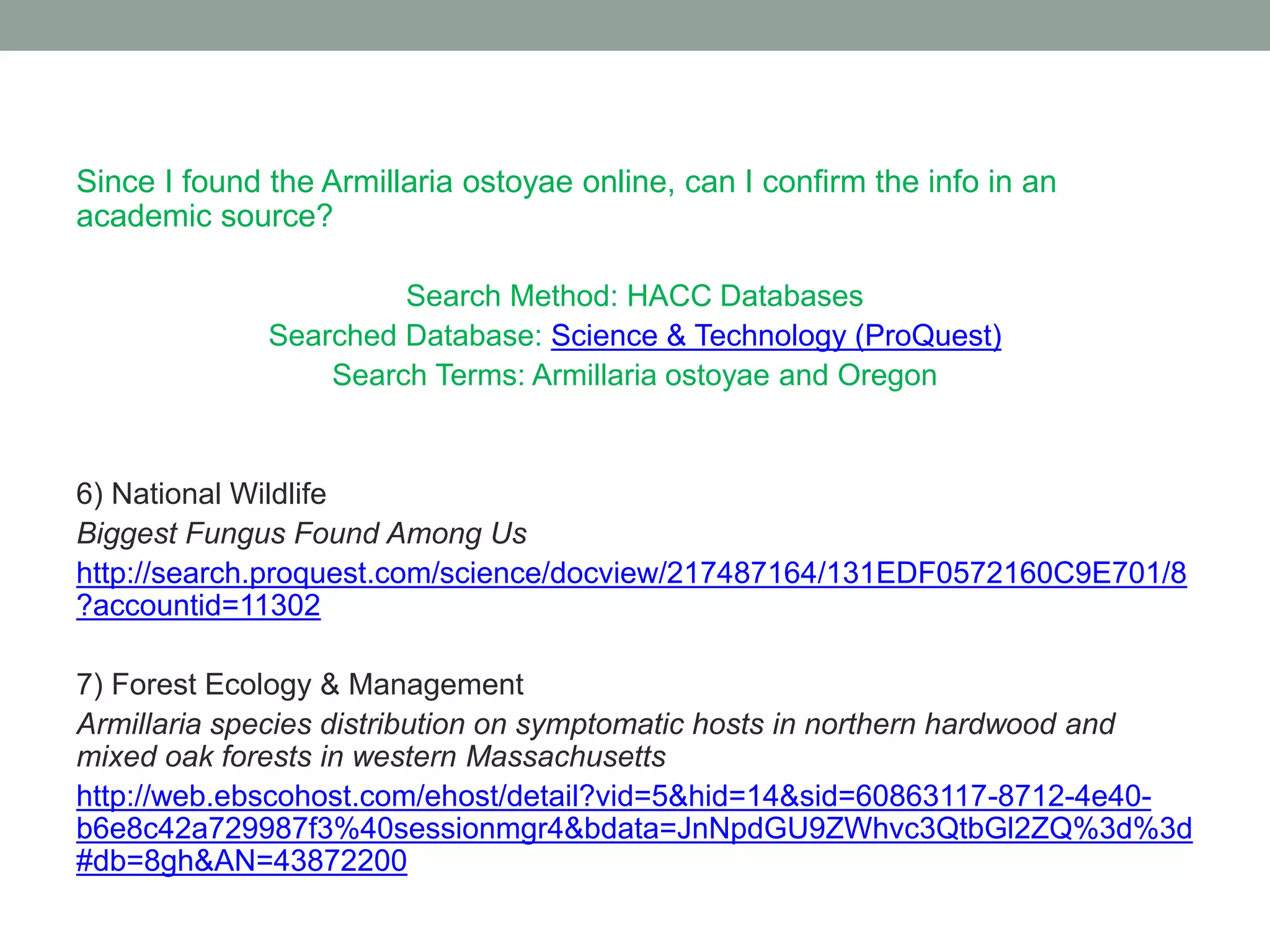 World's biggest mushroom | PPT