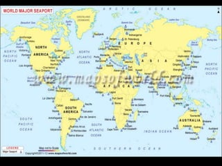 World sea routes & ocean details part-01