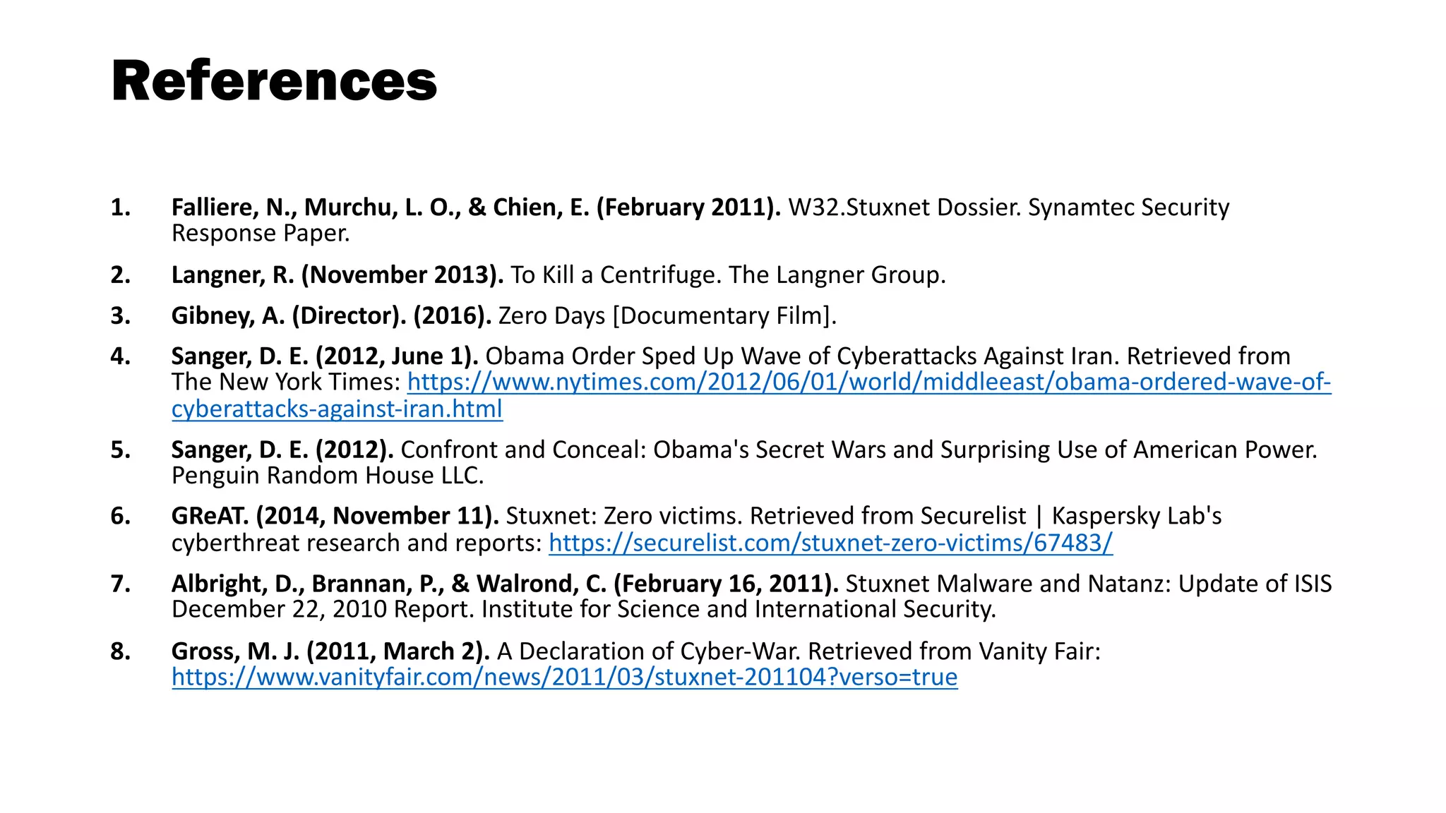 The World's First Cyber Weapon - Stuxnet | PPT