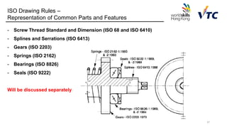 Introduction of ISO standards for technical engineering drawing | PPTX
