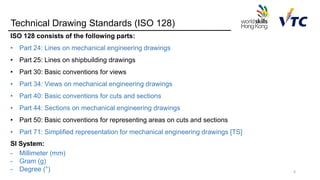Introduction of ISO standards for technical engineering drawing | PPTX
