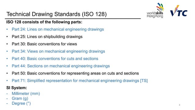 Introduction of ISO standards for technical engineering drawing | PPTX ...