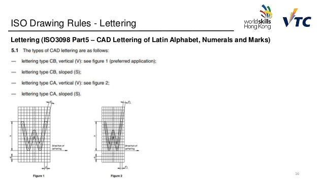 Introduction of ISO standards for technical engineering drawing
