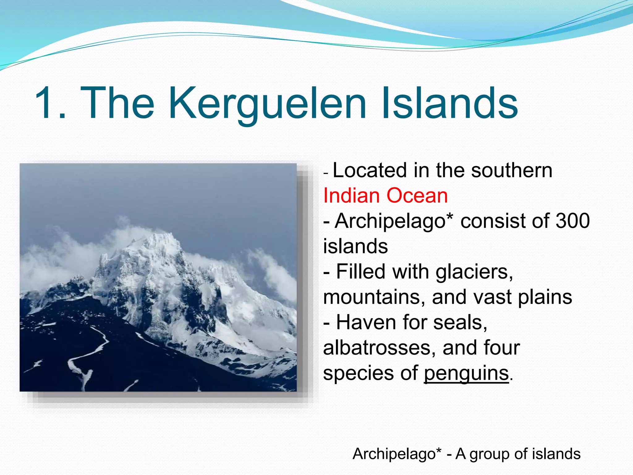 World’s most remote islands | PPTX